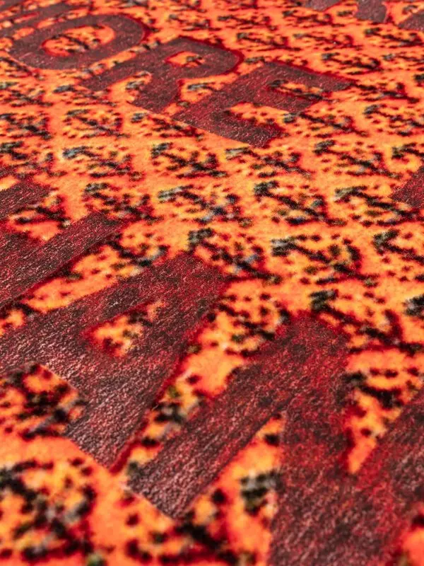 SELETTI Burnt Freedom Geometric Carpet