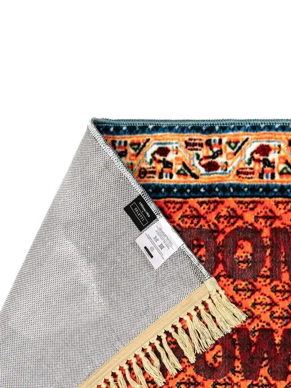 SELETTI Burnt Freedom Geometric Carpet