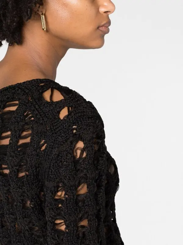 Comme Des Garçons Open-knit Jumper