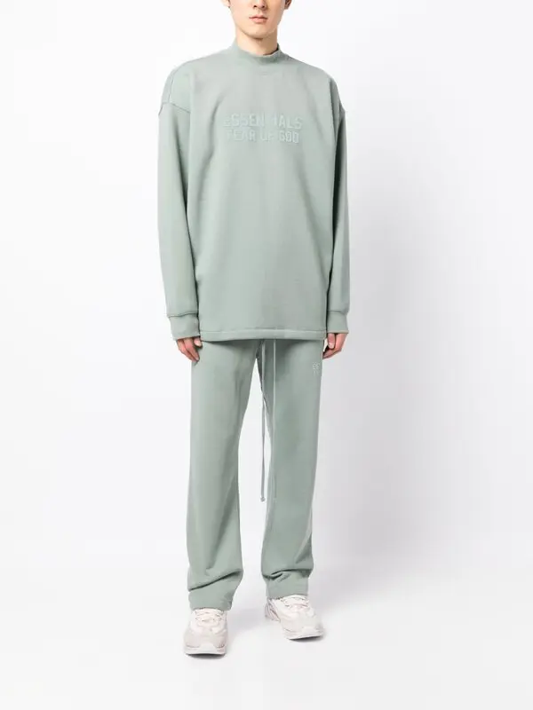 Fear Of God Drawstring Cotton Track Pants - Green