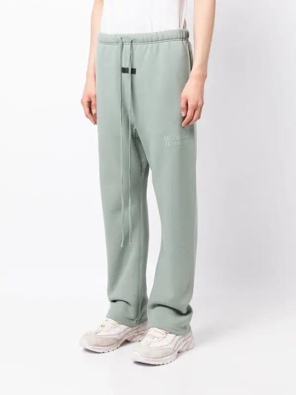 Fear Of God Drawstring Cotton Track Pants - Green