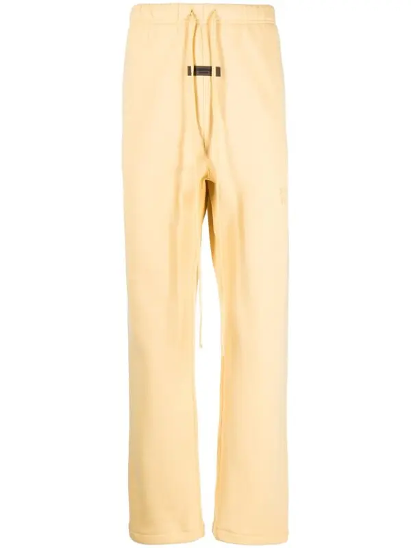 Fear Of God Drawstring Cotton Track Pants - Yellow
