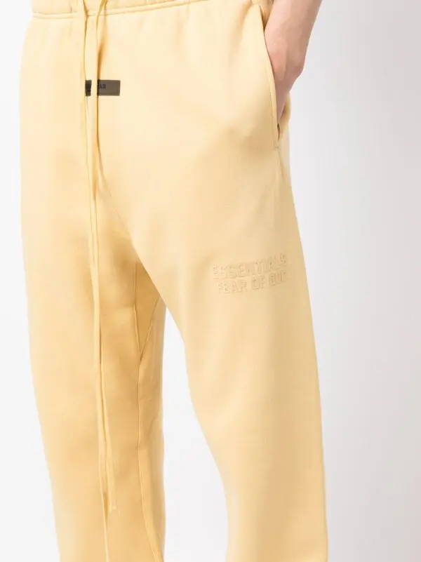 Fear Of God Drawstring Cotton Track Pants - Yellow