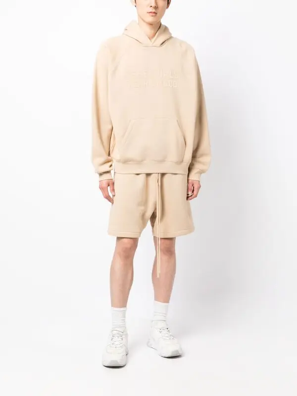 Fear Of God Cotton Blend Track Shorts - Neutrals