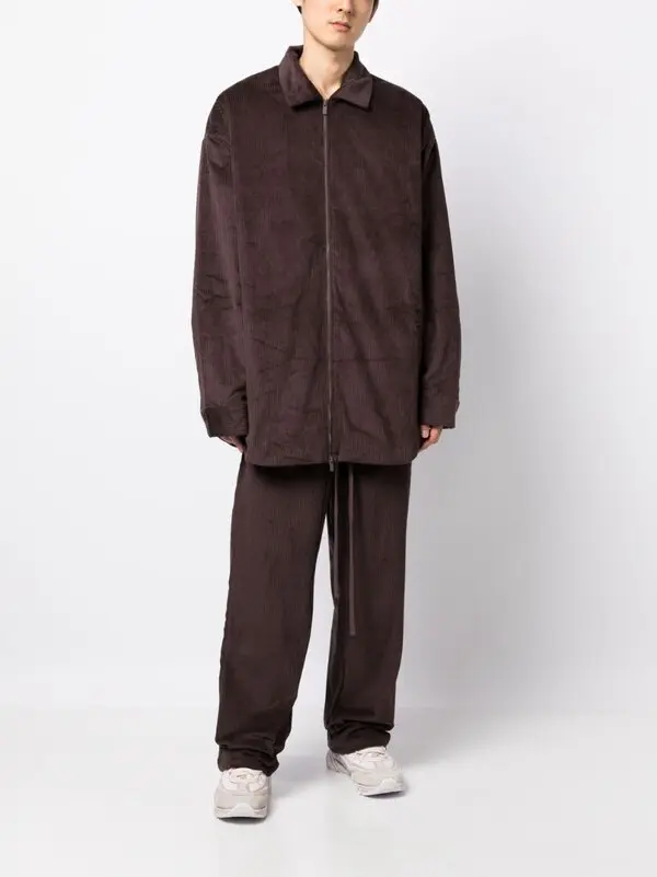 Fear Of God Corduroy Drawstring Wide-leg Track Pants