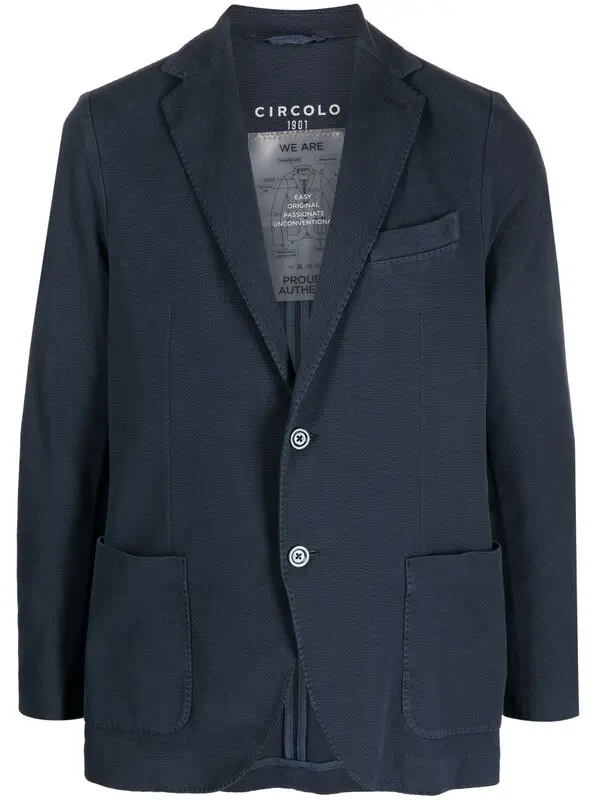 CIRCOLO 1901 Single-breasted Blazer - Blue