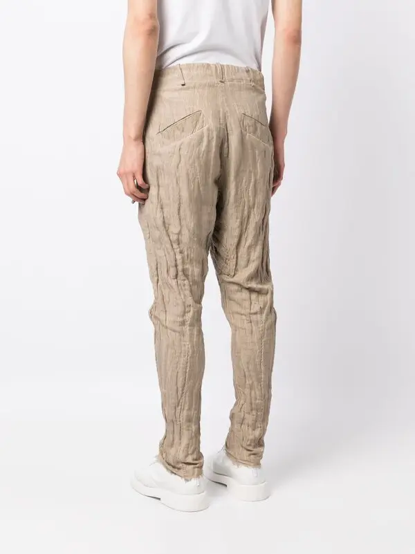 Masnada Crinkled Drawstring Track Pants
