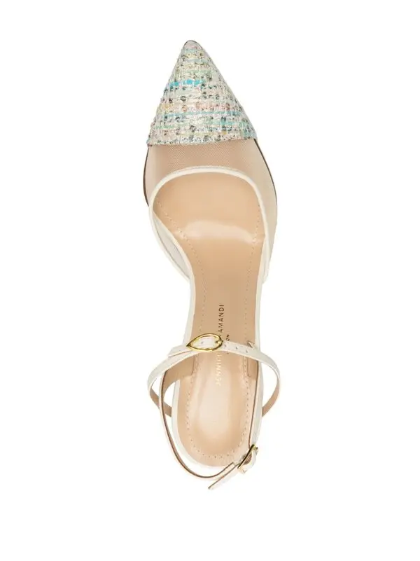 Jennifer Chamandi Vittorio 105mm Tweed Pumps