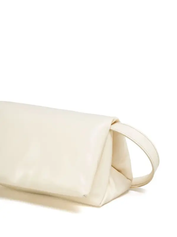 Marni Small Prisma Leather Shoulder Bag - Neutrals