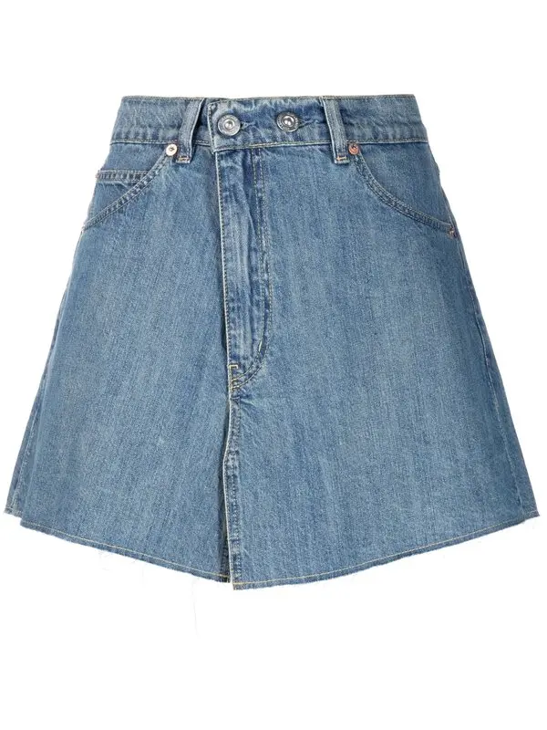 Our Legacy Medium-wash Denim Skirt - Blue
