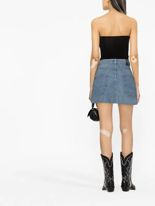 Our Legacy Medium-wash Denim Skirt - Blue