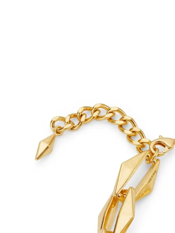 JIMMY CHOO Diamond Chain-link Necklace - Gold