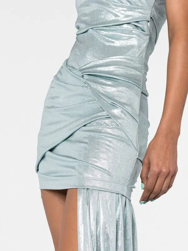 Off-White One-shoulder Minidress