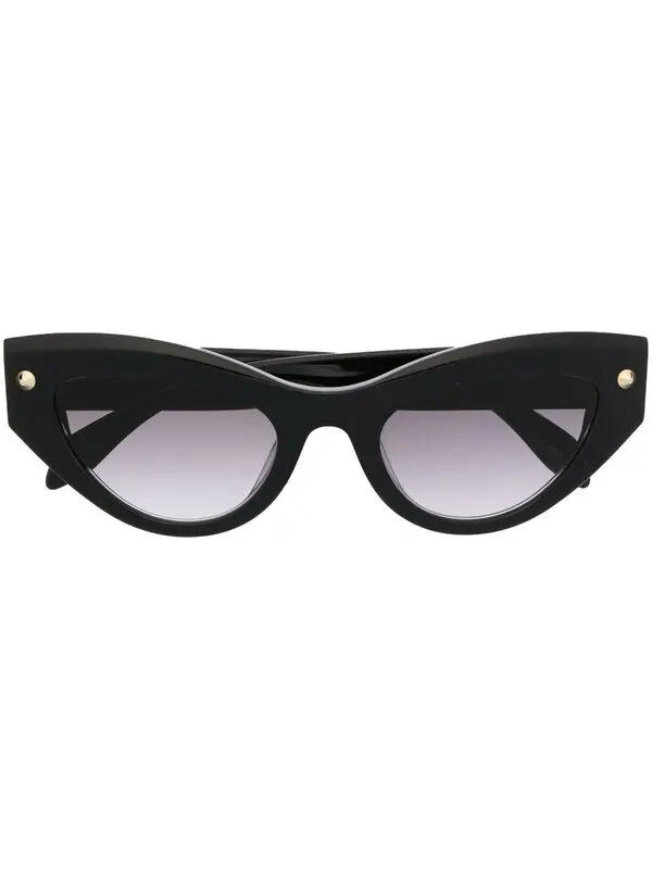 Alexander McQueen Cat-eye Frame Sunglasses - Black