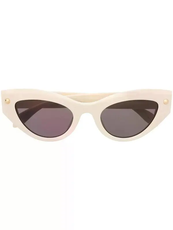 Alexander McQueen Cat-eye Sunglasses - White