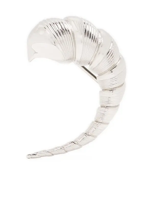 COURREGES Shell Single Ear Cuff - Silver