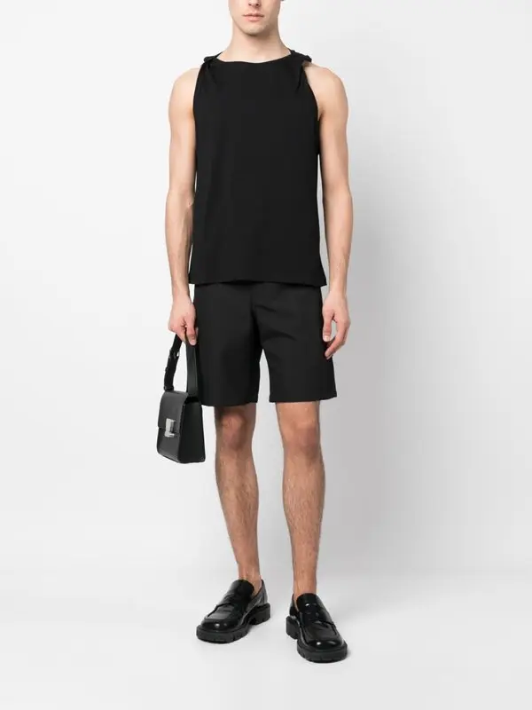 COURREGES Above-knee Length Shorts - Black