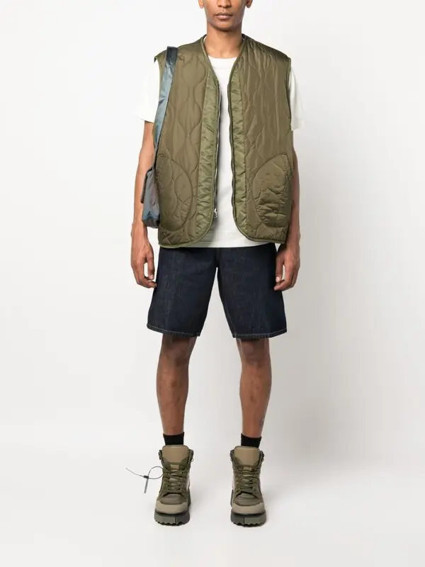 Carhartt Work In Progress Logo-patch Cargo Denim Shorts - Blue