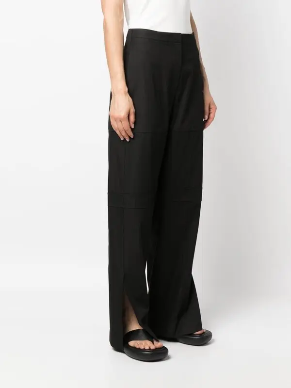 JIL SANDER Panelled Straight Leg Trousers