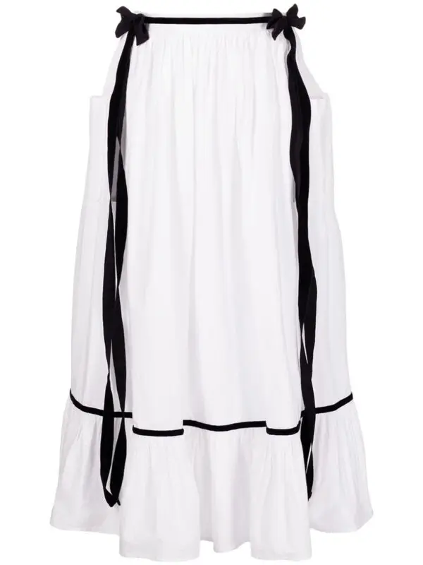 Batsheva Kipp Bow-detail Long Skirt