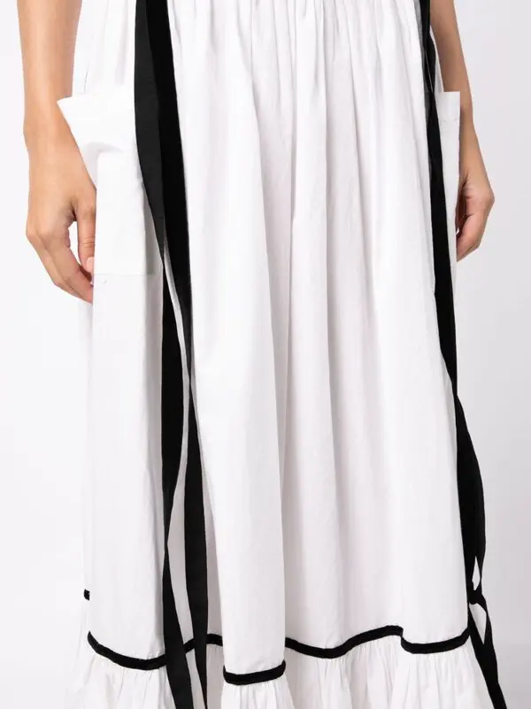 Batsheva Kipp Bow-detail Long Skirt