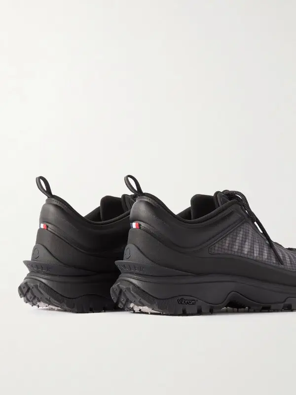 Moncler Mesh And Rubber Sneakers