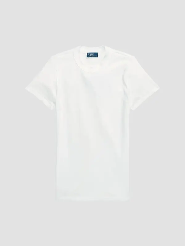 Polo Ralph Lauren Rib-knit Crewneck T-shirt - White