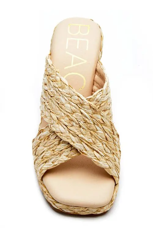 Matisse Raffia Wedge Sandals