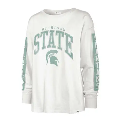 '47 47 Cream Michigan State Spartans Long Sleeve T-shirt