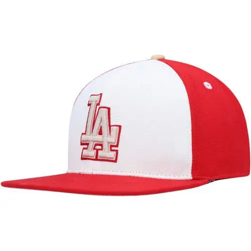 PRO STANDARD Red Los Angeles Dodgers Strawberry Ice Cream Drip Snapback Hat - White