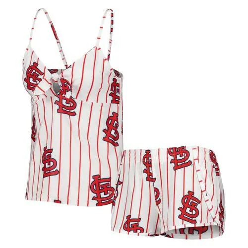 CONCEPTS SPORT St. Louis Cardinals Reel Allover Print Tank Top & Shorts Sleep Set - White