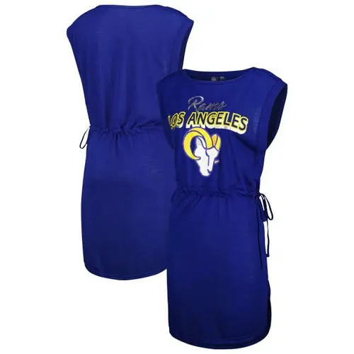 G-III 4HER BY CARL BANKS Los Angeles Rams G.o.a.t. Swimsuit Cover-up - Royal