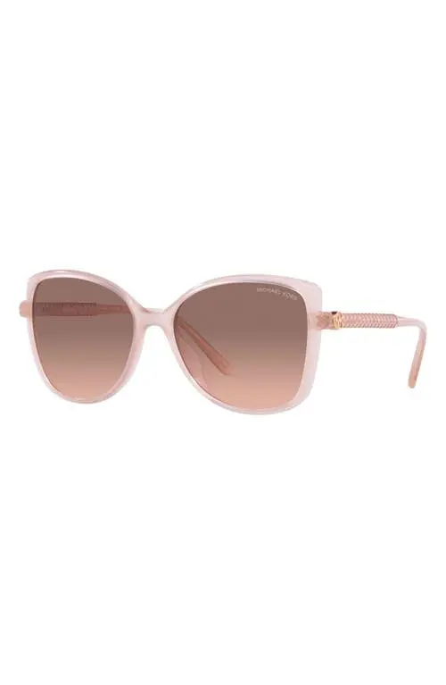 Michael Kors Malta Butterfly Sunglasses - Milky Pink