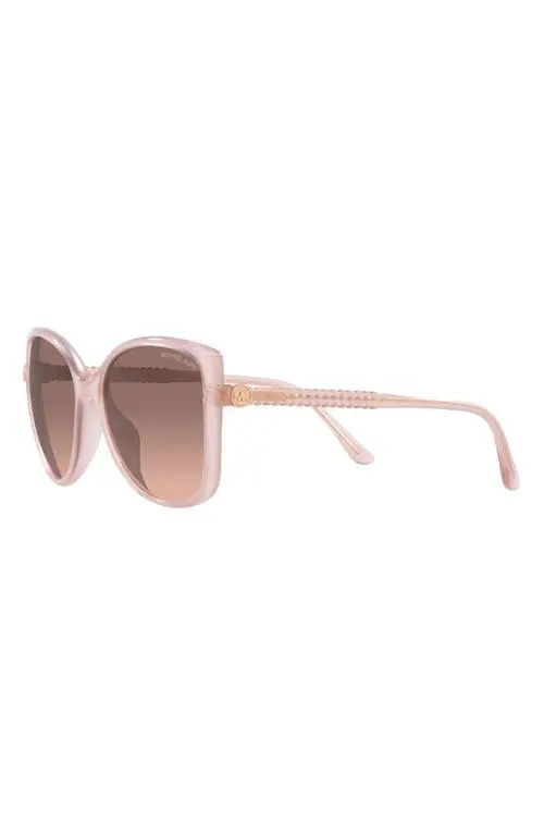 Michael Kors Malta Butterfly Sunglasses - Milky Pink