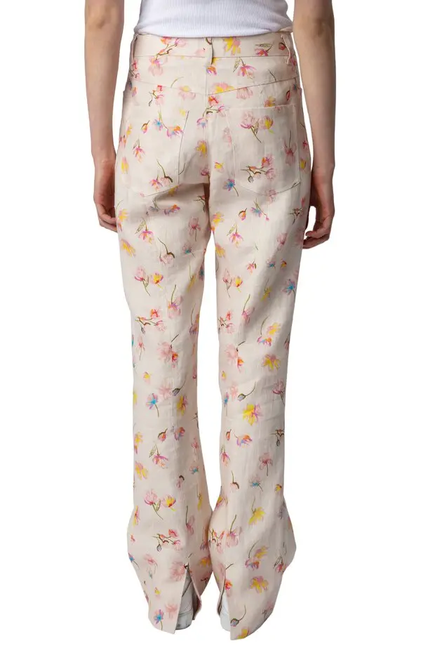 Zadig&Voltaire Pistol Courtney Floral Linen Pants