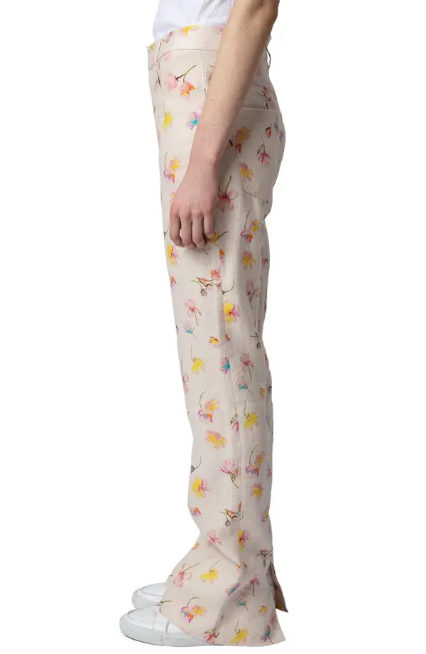 Zadig&Voltaire Pistol Courtney Floral Linen Pants