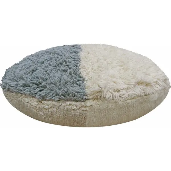 LORENA CANALS Sun Ray Washable Wool Pouf - Brown Tones