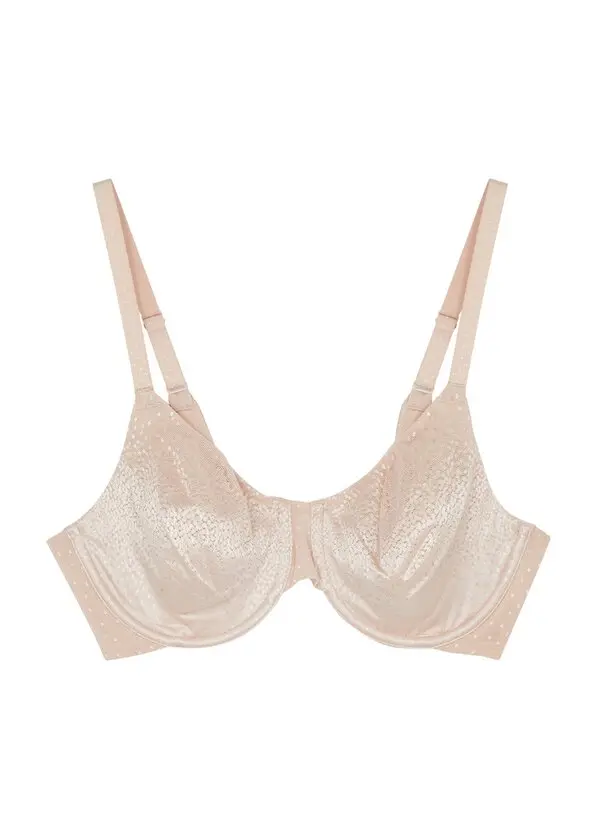Wacoal Back Appeal Point D'esprit Underwired Bra - Rose