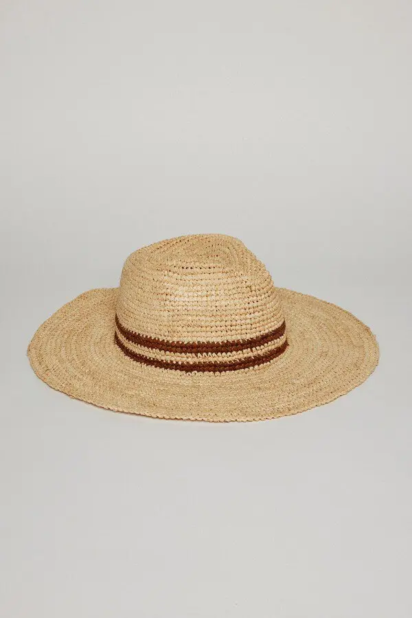 Velvet By Graham & Spencer Sadona Rancher Hat In Stripe - 30  display picture 2