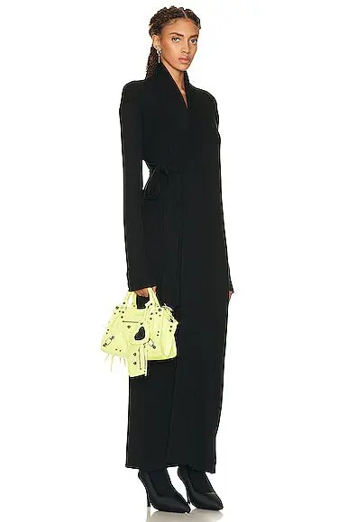 Balenciaga Xs Neo Cagole Bag In Yellow