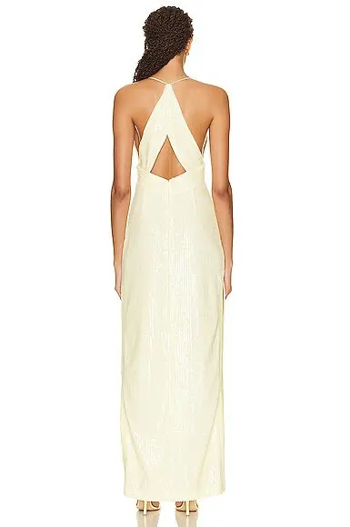 yellow ball gown prom dresses Flowy Yellow Spaghetti Strap Chiffon Beaded Mermaid Evening Gown Prom –  PreppyDress