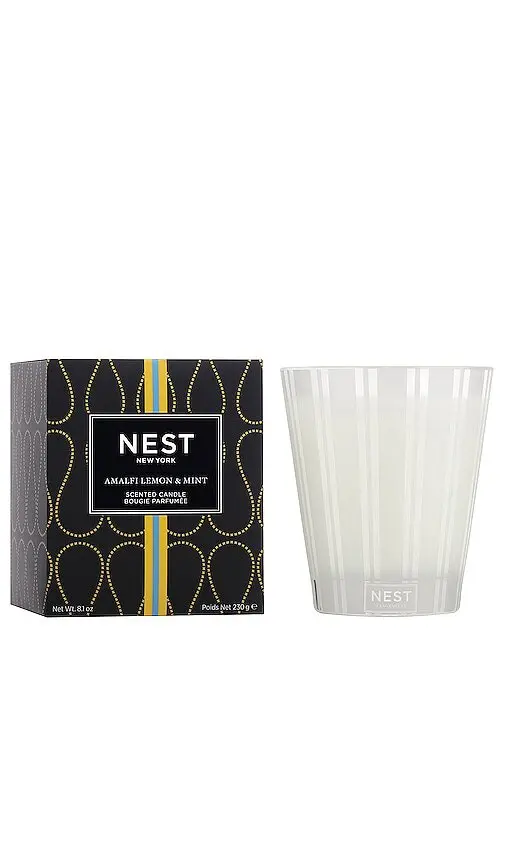 NEST NEW YORK Classic Candle In White - Amalfi Lemon & Mint