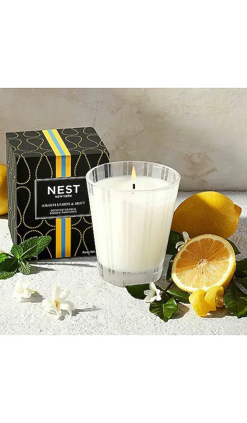 NEST NEW YORK Classic Candle In White - Amalfi Lemon & Mint