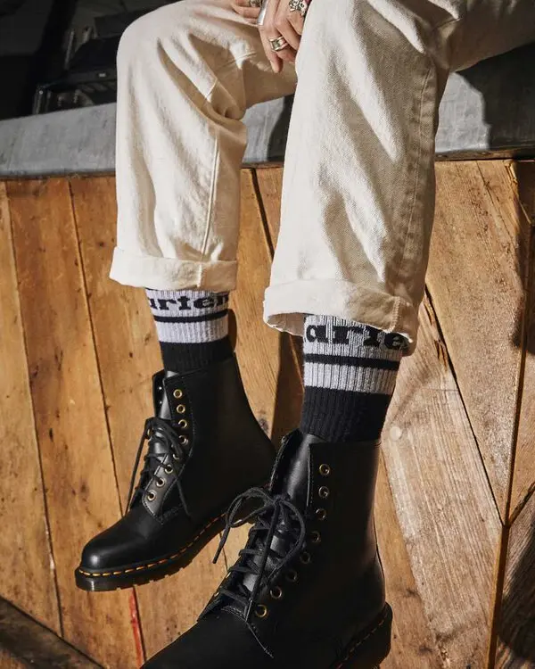 Dr. Martens Athletic Logo Socks - Black,white