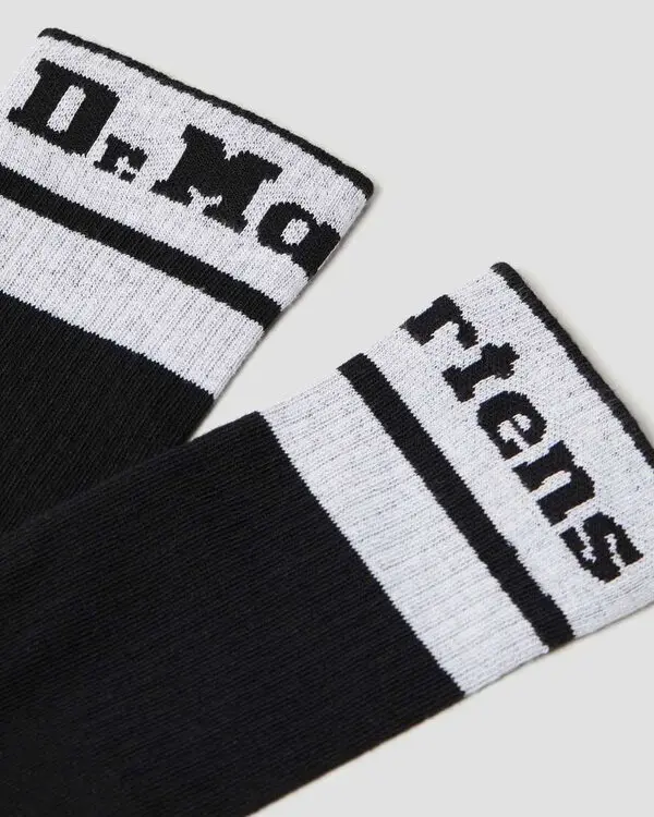 Dr. Martens Athletic Logo Socks - Black,white