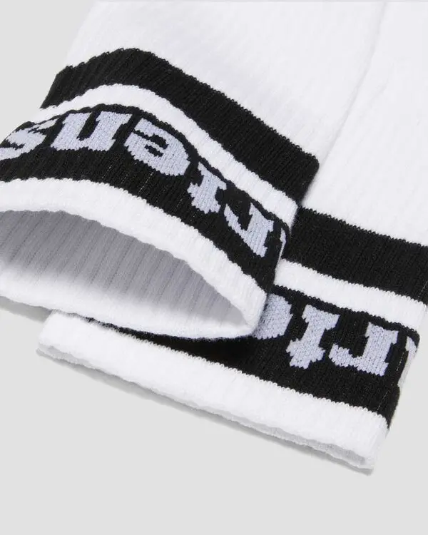 Dr. Martens Athletic Logo Socks - Black,white
