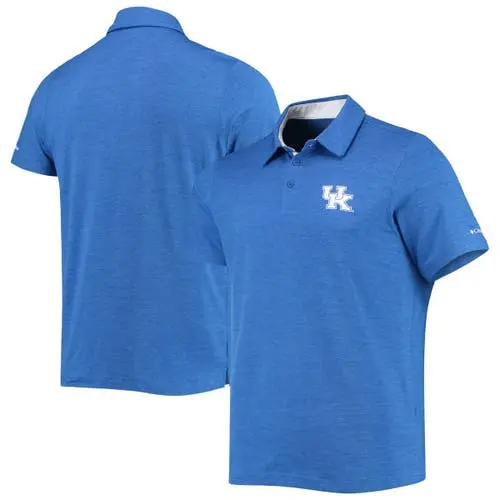 Columbia Kentucky Wildcats Tech Trail Omni-shade Polo