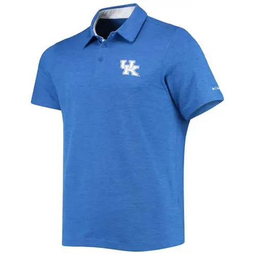 Columbia Kentucky Wildcats Tech Trail Omni-shade Polo