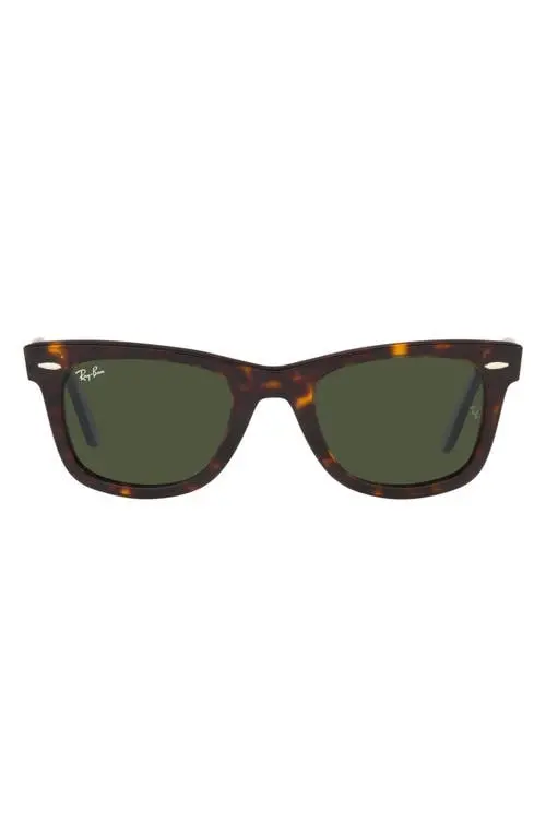 Ray-ban 50mm Square Wayfarer Sunglasses - Green Black