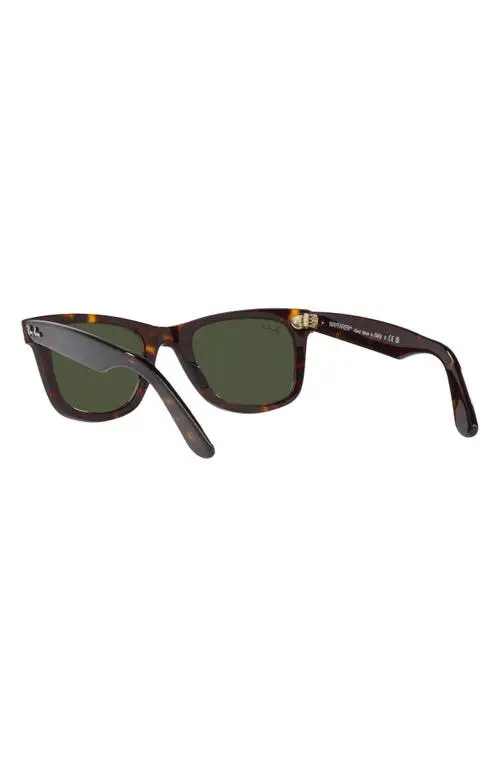 Ray-ban 50mm Square Wayfarer Sunglasses - Green Black